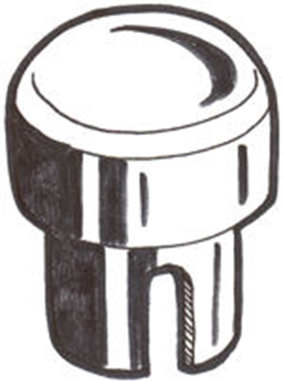 Tam's Model A Parts. Model A Oil Cap Plain - A6766
