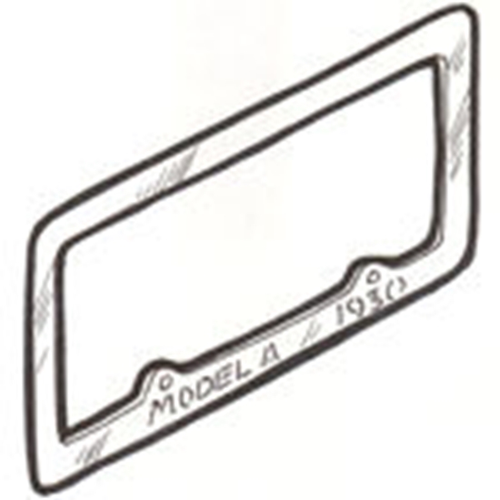 Tam's Model A Parts. Model A LICENSE PLATE FRAME PAIR 1931 - A13146D